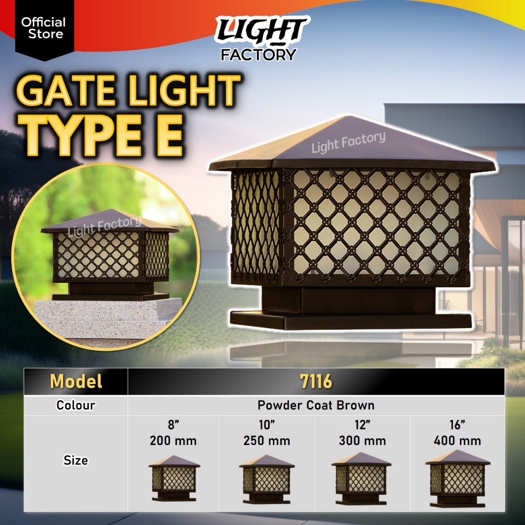 🔥HOT🔥Outdoor Gate Light Outdoor Gate Lamp Weather Proof Outdoor Pillar ...