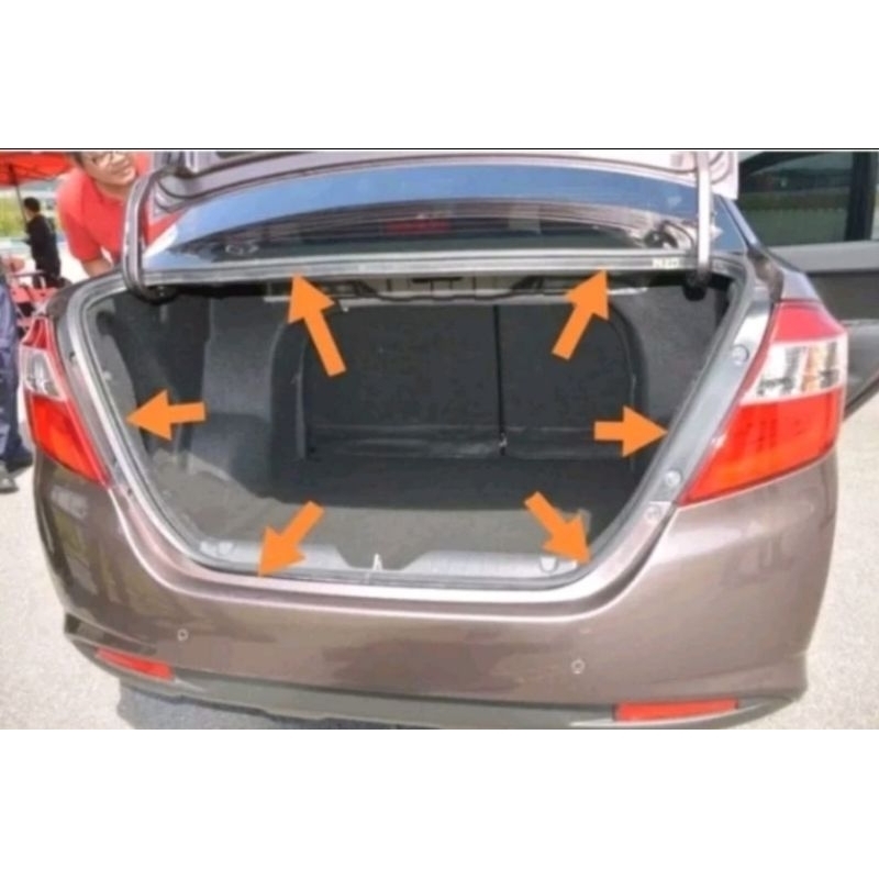 64461-BZ010 PERODUA BEZZA TRUNK LID BOOT BONNET RUBBER GETAH | Shopee ...