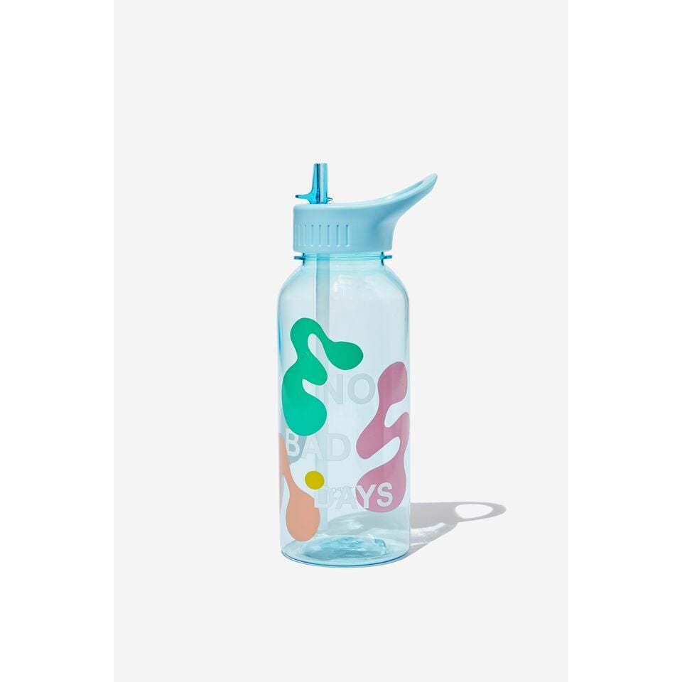 TYPO Drink it up Bottle Water drinking Bottle 1L BPA free, Straw botol ...