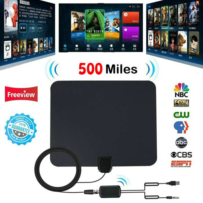 4K HD 1080P Digita TV Antenna Indoor Digital HDTV Antennas Amplified ...