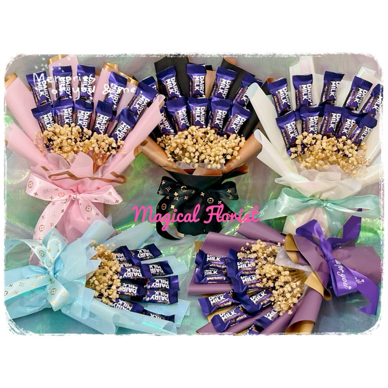 Premium bajet gift Cadbury chocolate bouquet(10 pieces Cadbury ...