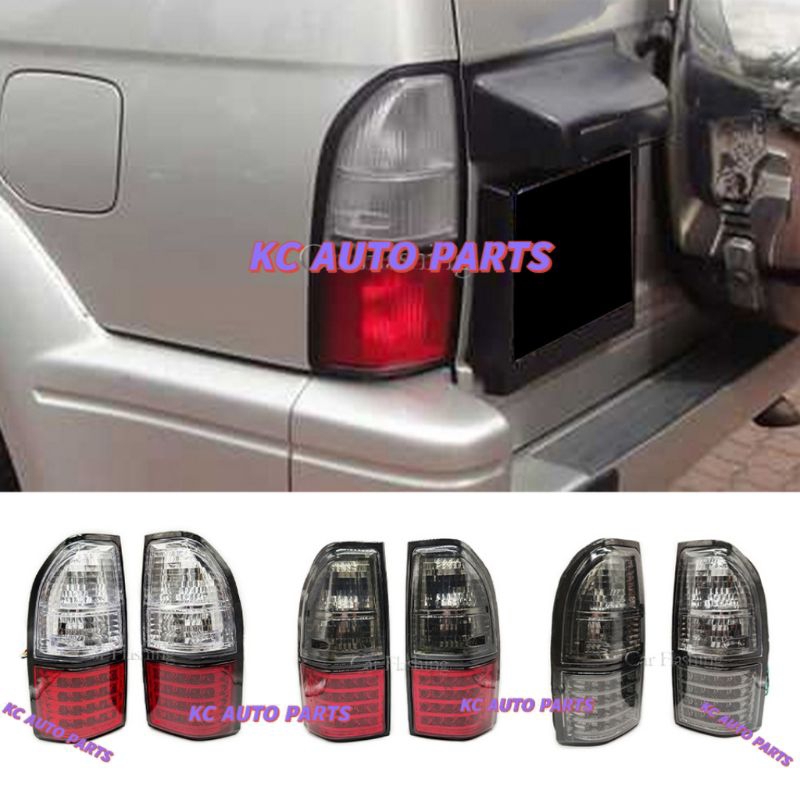 Toyota Land cruiser Prado 90 LC90 RZJ95 FJ90 LJ95 FJ95 rear crystal Led ...