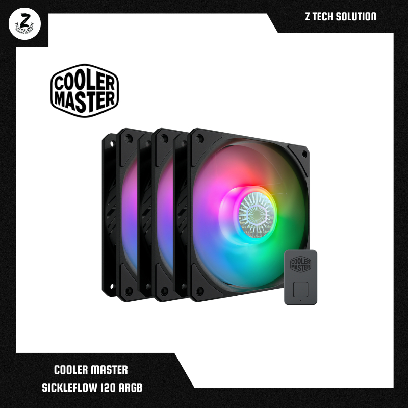 Cooler Master Sickleflow 120 Addressable RGB Case Fan | Shopee Malaysia
