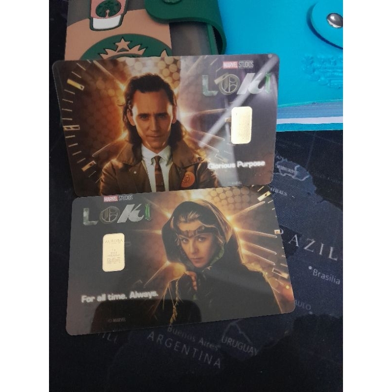 Public gold Aurora Italia Loki Set (With Box) 1g x 2pcs | Shopee Malaysia