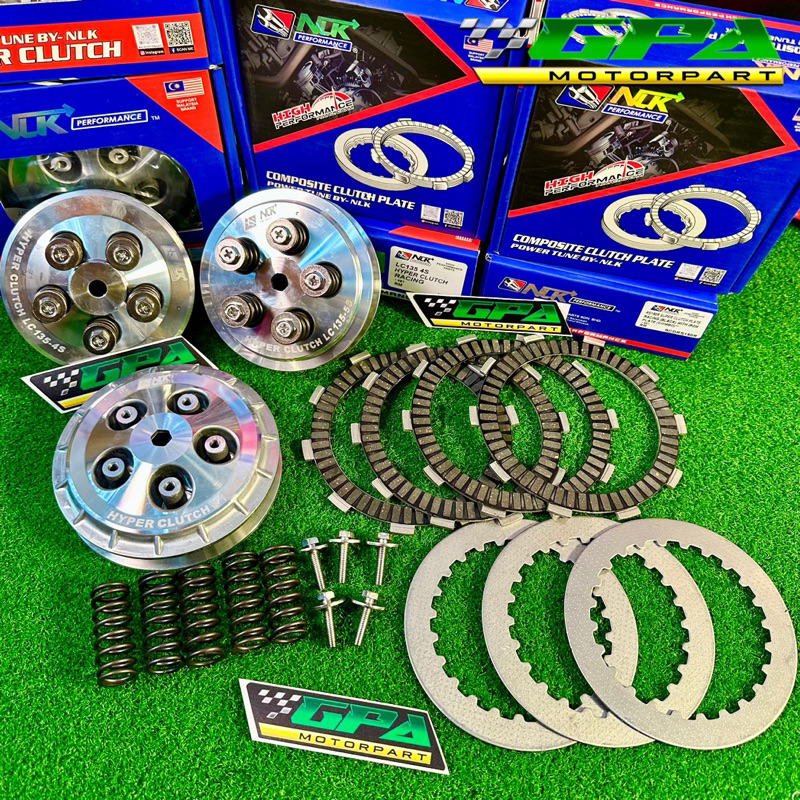 NLK PERFORMANCE RACING CLUTCH PLATE V3 COMBO HYPERCLUTCH SET Y15ZR ...