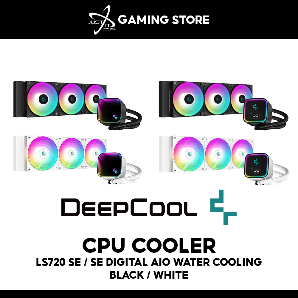 DEEPCOOL LS720 SE / LS720 SE DIGITAL AIO WATER COOLING ( BLACK / WHITE ...