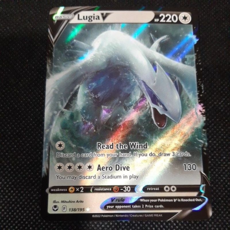 Pokemon Card TCG : Silver Tempest: Lugia V 138/195 Ultra Rare 100% ...