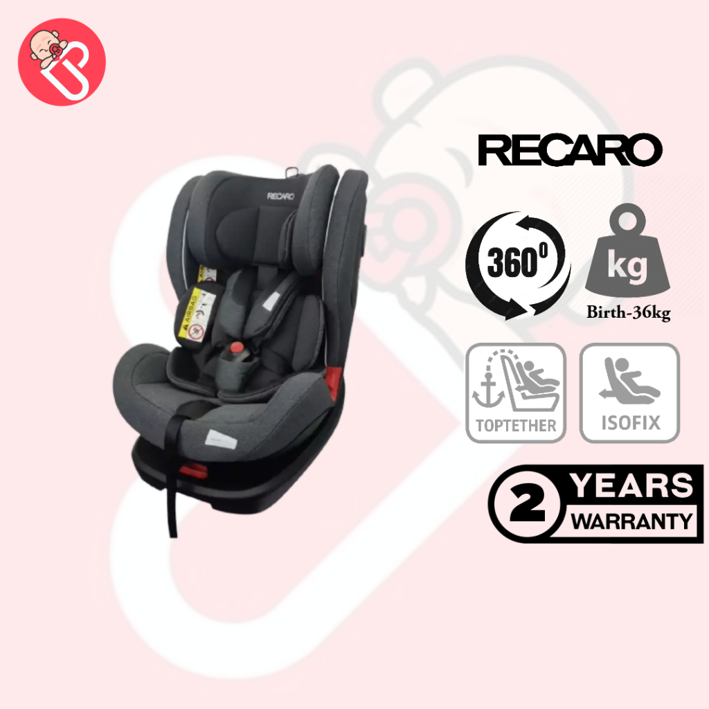 Recaro Namito Prime Spin 360 Car Seat | Birth-36kg (12 Years Old ...