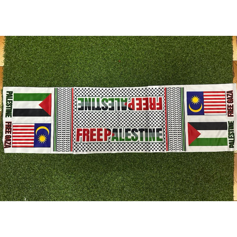 MAFLA PALESTINE, HEADBAND PALESTINE & BENDERA PALESTINE IKAT KEPALA ...