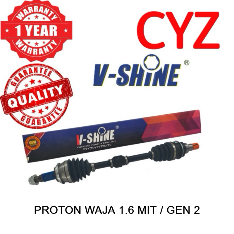 V-SHINE Drive Shaft PROTON MIT WAJA / GEN 2 / PERSONA NON CPS (1 YEAR ...