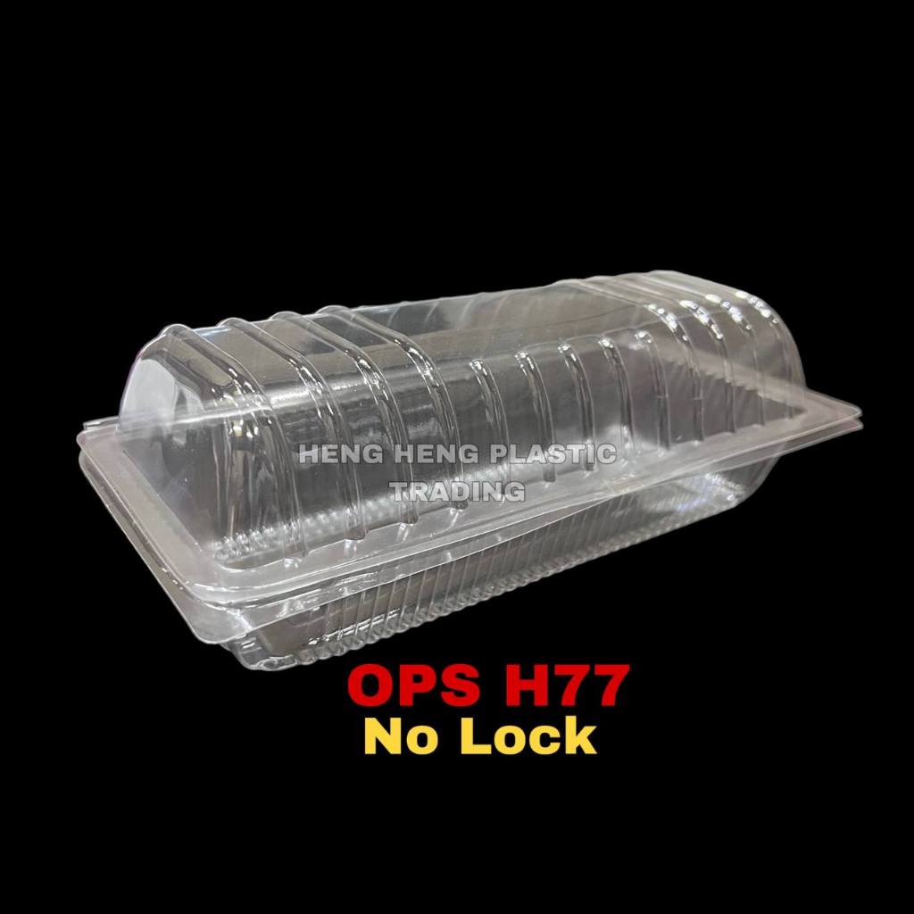 BENXON OPS-H77 CLEAR 100pcs/pkt BEKAS KUIH H77 BENXON Plastic Tray ...