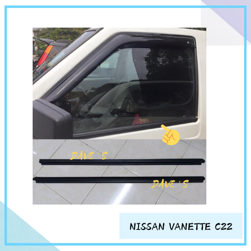 NISSAN VANETTE C22 DOOR GLASS MOULDING (OUTER) (INNER) | Shopee Malaysia