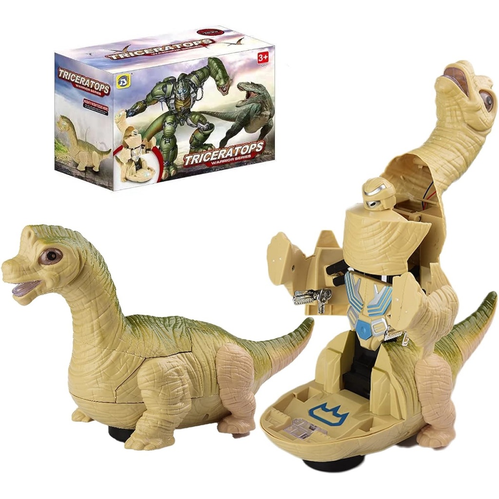 Warrior Series Brachiosaurus Transformer Deformation Robot | Shopee ...