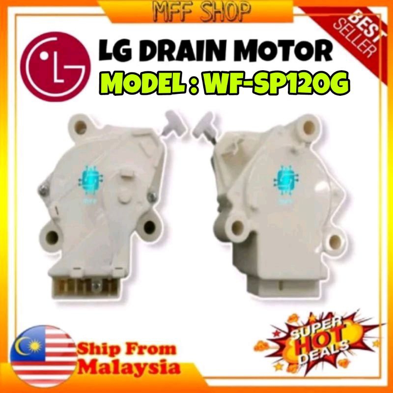 WF-SP120G LG Washing Machine Drain Motor(3 Pin) HEAVY DUTY | Shopee Malaysia