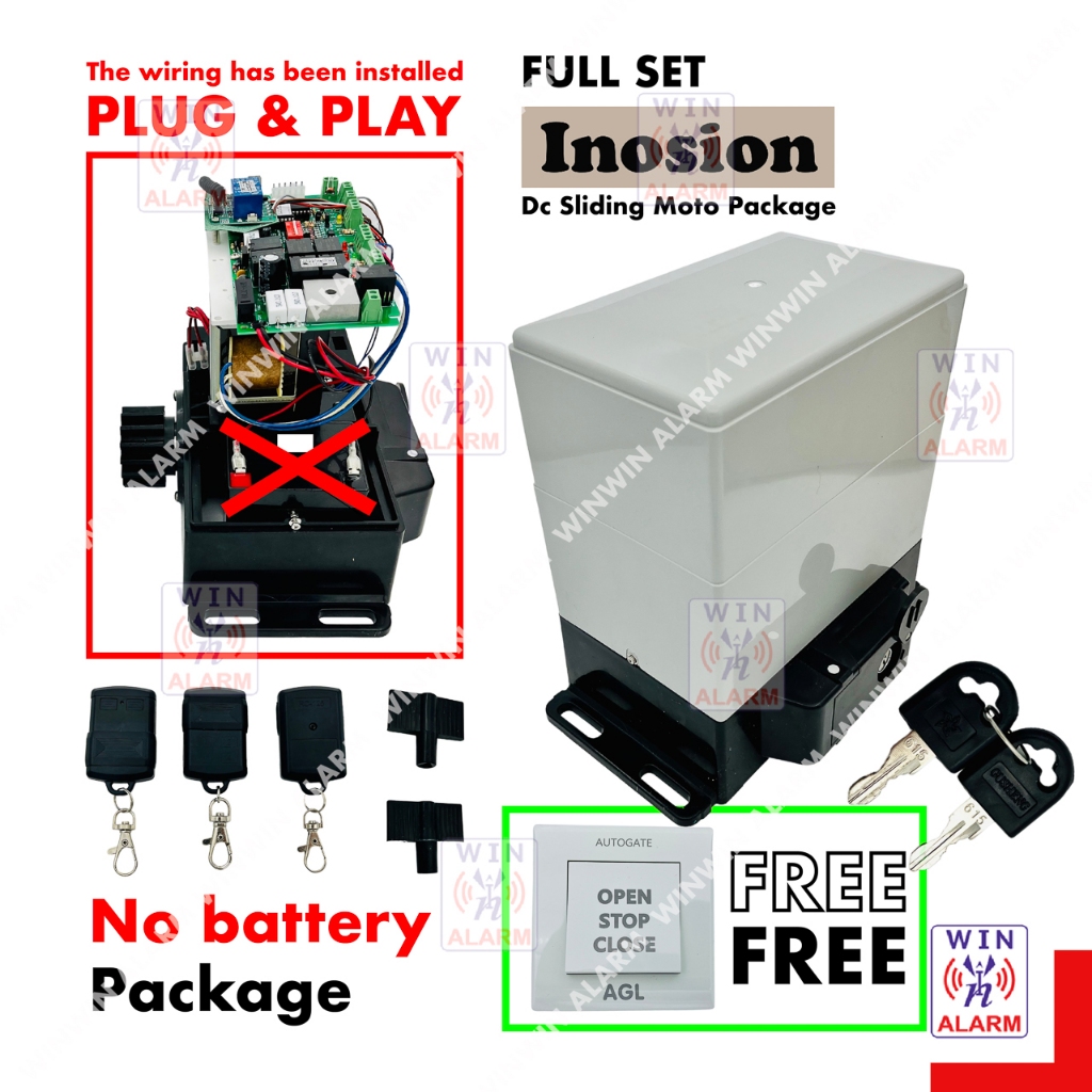 AA MATIC ( Inosion ) DC Sliding (Built-in) 2 channels 433Mhz Autogate ...