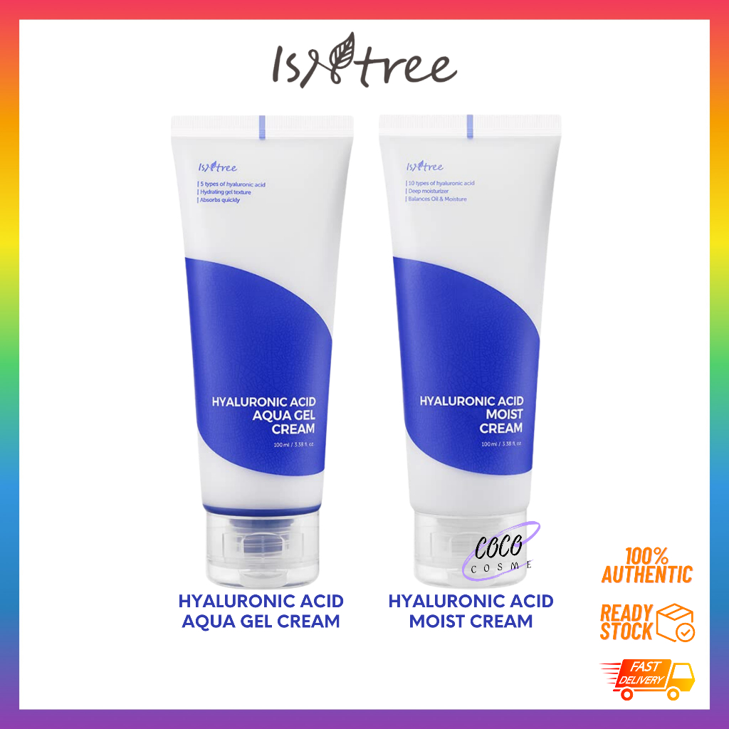 ISNTREE Hyaluronic Acid Aqua Gel Cream / Moist Cream (100ml) | Shopee ...