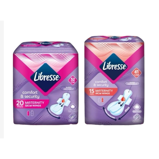 LIBRESSE COMFORT & SECURITY MATERNITY PADS | Shopee Malaysia
