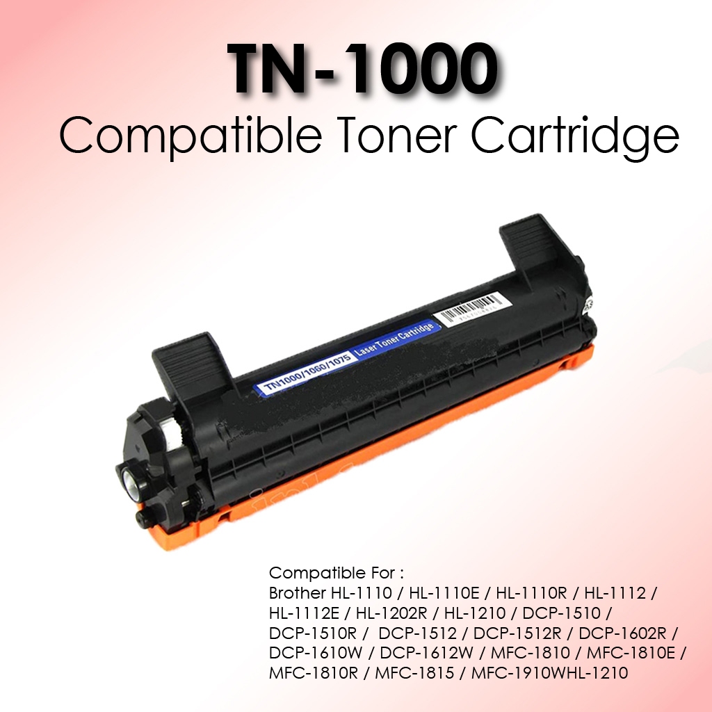BROTHER TN-1000 COMPATIBLE TONER / DR-1000 DRUM UNIT | Shopee Malaysia