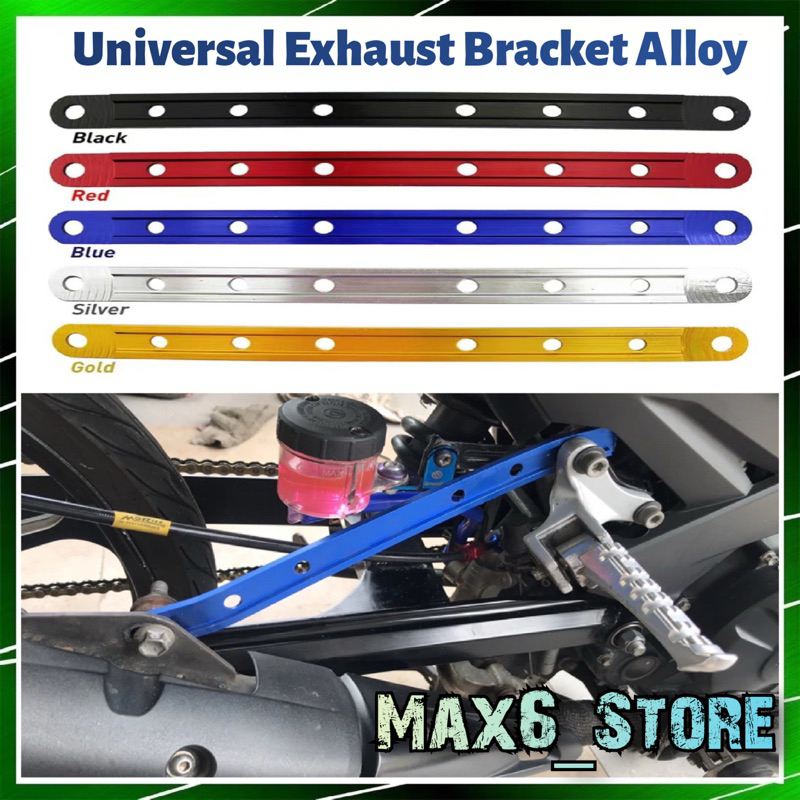 EXHAUST BRACKET ALLOY UNIVERSAL Y16 Y15 RSX150 RS150 LC135 EX5 KRISS ...
