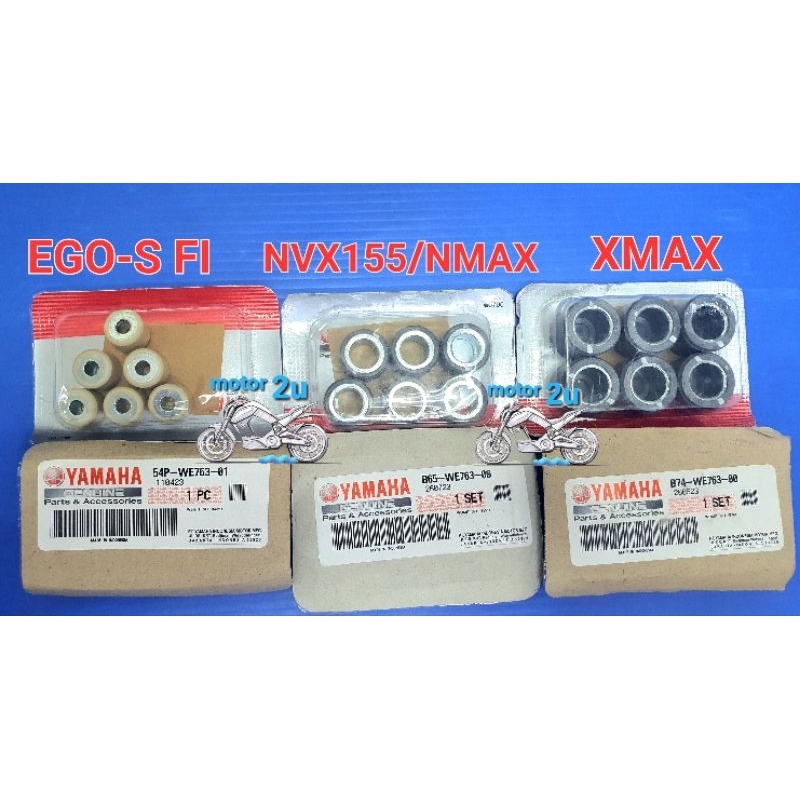 EGOS FI NVX155 NVX NMAX XMAX Front Pulley Weight Auto Clutch Roller CVT ...