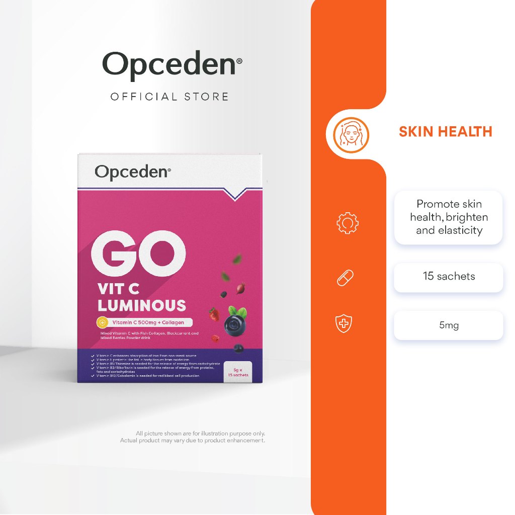 Opceden Go VitC Luminous (5g x 15's) | Shopee Malaysia