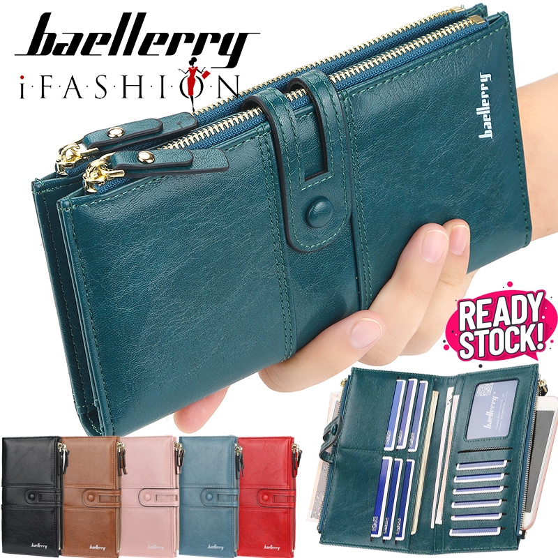 【2025 Classic】Baellerry Fashion Wallets Long Leather Premium Quality ...
