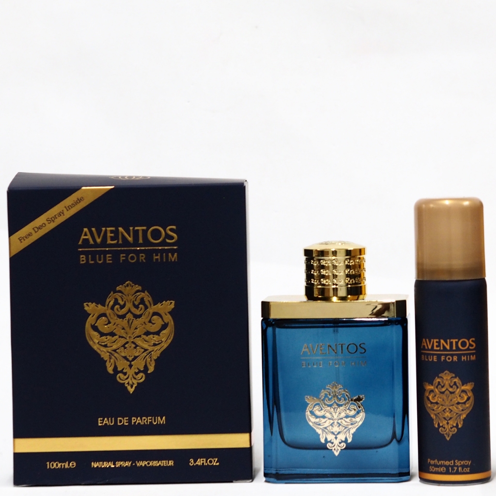 Aventos Blue For Him Perfume 100ml by Fragrance World , Minyak Wangi ...