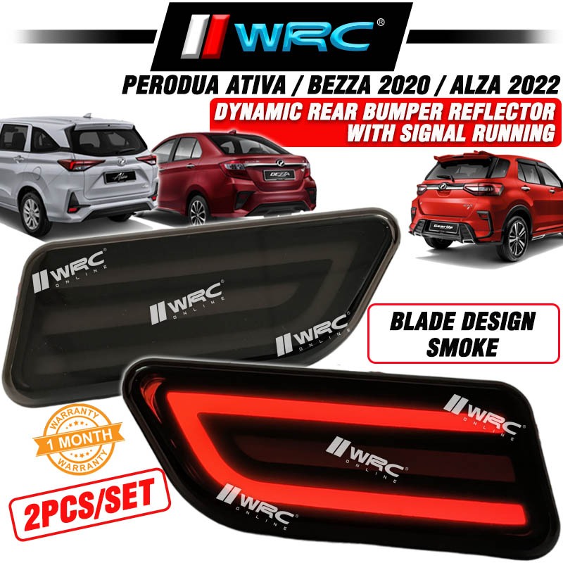 Perodua Ativa / Bezza 2020 / Alza 2022 Dynamic Rear Bumper Reflector ...