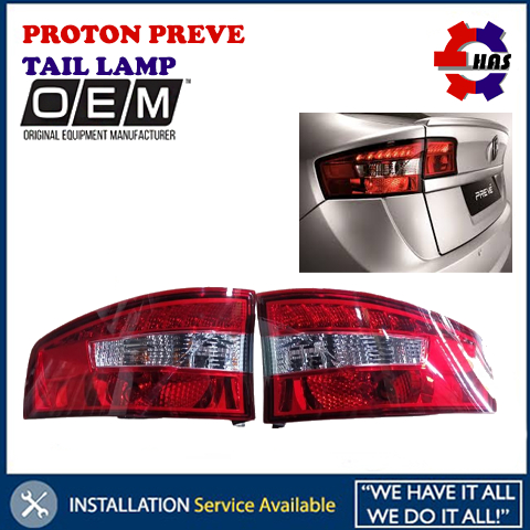 PROTON PREVE TAIL LAMP BODY & BONNET BACK UP LIGHT TRUNK LID LIGHTS ...
