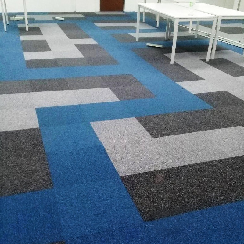 Aqsa Carpet Tiles DX Plain Tebal 5-6mm Karpet Tiles Carpet Office Murah ...