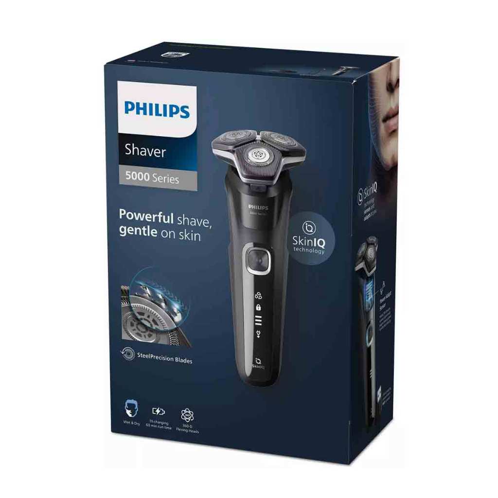 Philips S5898 Shaver Series 5000 Wet & Dry Electric Rechargeable Shaver ...