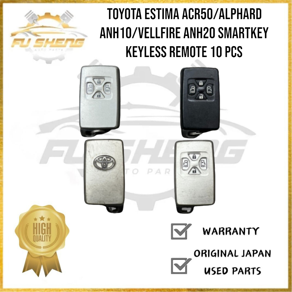 Toyota Estima ACR50/ALPHARD ANH10/VELLFIRE ANH20 Smartkey Keyless ...