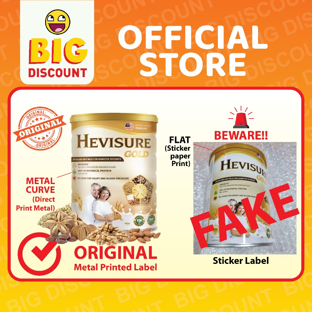 [PHARMACY STOCK!! ORIGINAL!! ][READY STOCK] Hevisure Gold Diabetic Milk ...