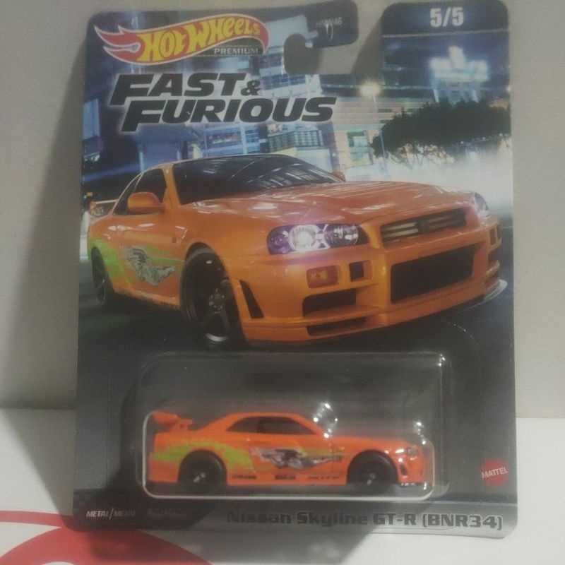 Hot Wheels FnF Nissan Skyline GT-R (BNR34) | Shopee Malaysia
