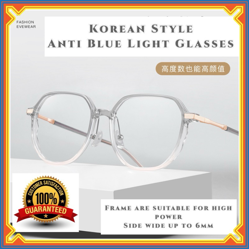 TJ1501 Adult anti blue light spek mata cermin blue ray glasses Korean ...