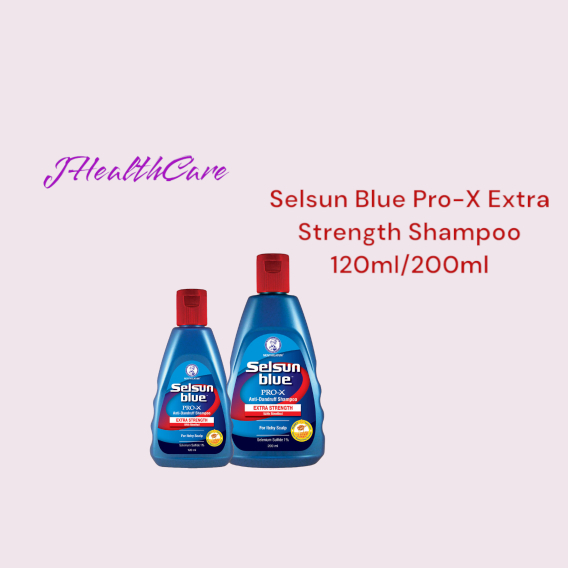 Selsun Blue Pro X Extra Strength Shampoo 120ml 200ml Anti Dandruff ...