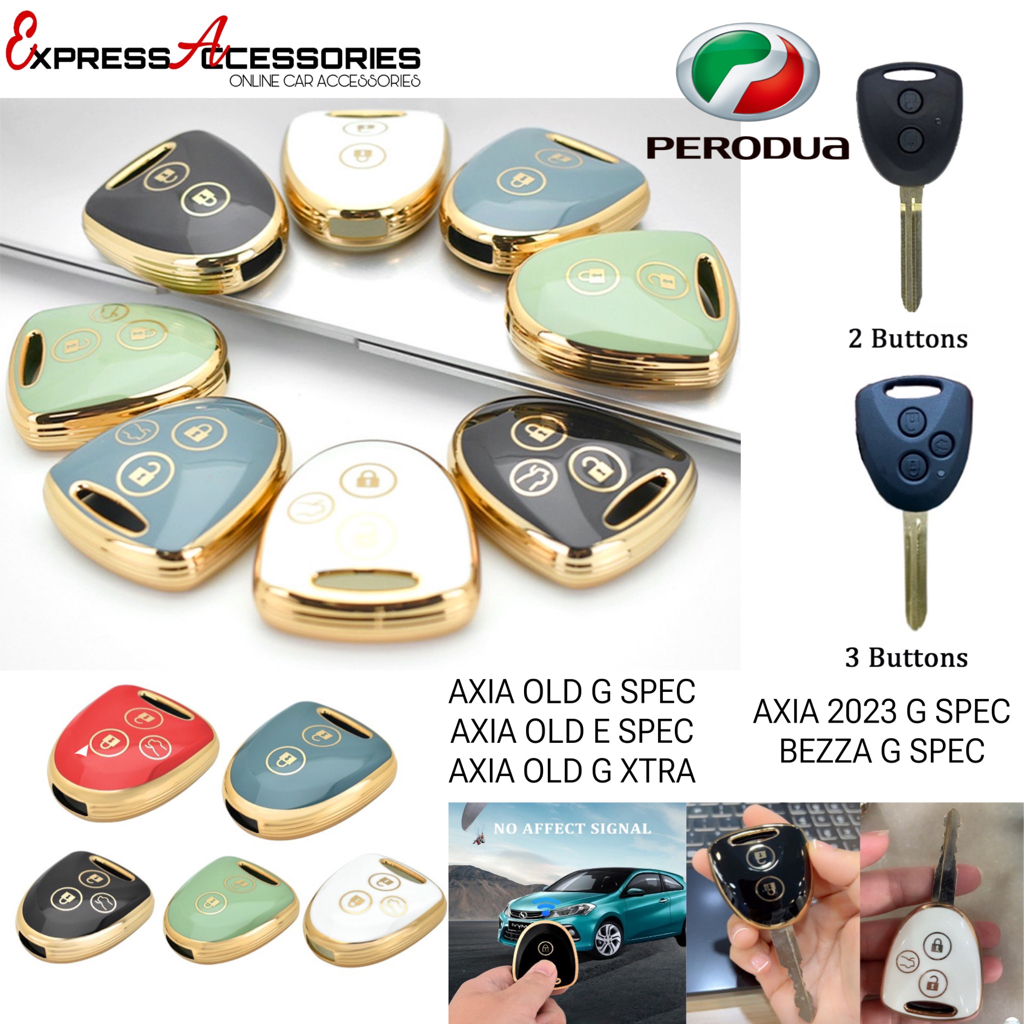 Premium TPU New Perodua Bezza AXIA 2023 G / AXIA 2014 GXTRA Car Key ...