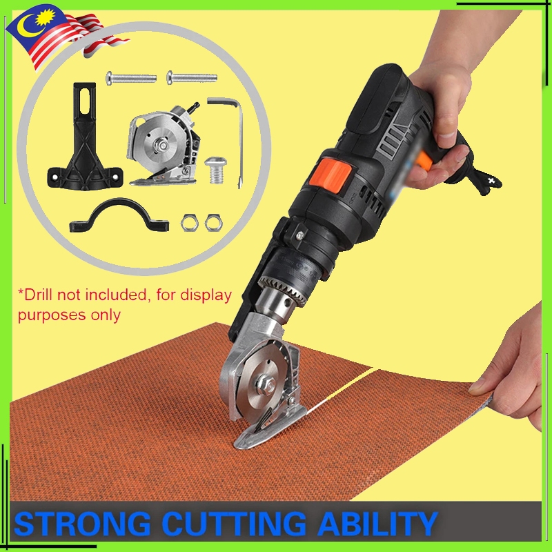 Electric Drill to Electric Fabric Cutter Refitting Accessory Impact ...