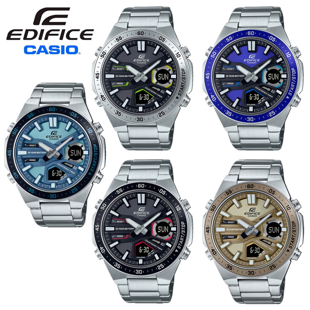 Casio Edifice Chronograph Men's Watch EFV-C110D/EFV-C110L | Shopee Malaysia