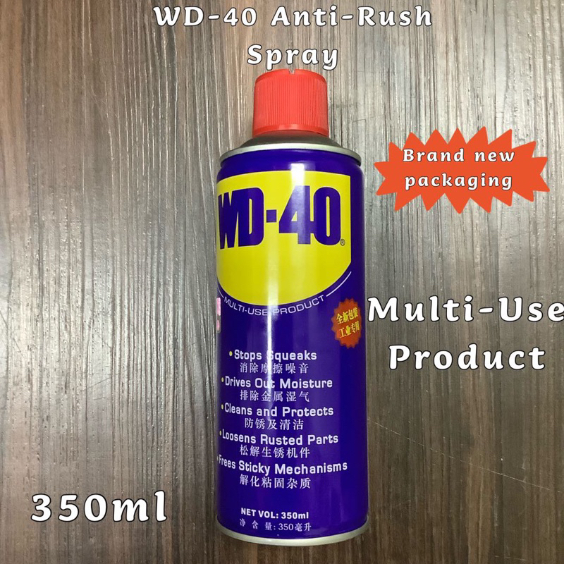 READY STOCK!!! WD-40 Anti-Rush Spray-350ml (Brand New Packaging) Multi ...