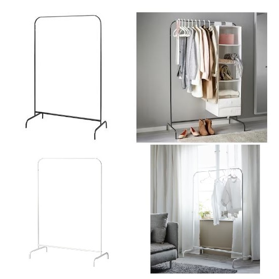 IKEA MULIG Clothes Rack | Clothes Stand | Clothes Organizer | Rak Baju ...