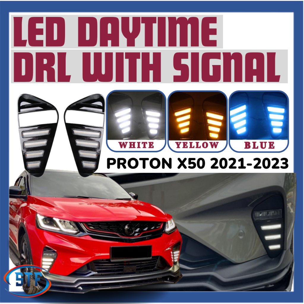 Proton X50 2021-2025 LED Daytime Running Light Fog Lamp DRL | Shopee ...
