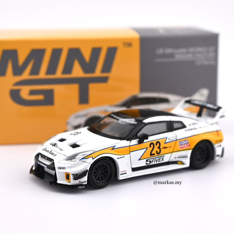 (STANDARD/BLISTER) MINI GT 1/64 #528 NISSAN LB-SILHOUETTE WORKS GT 35GT ...