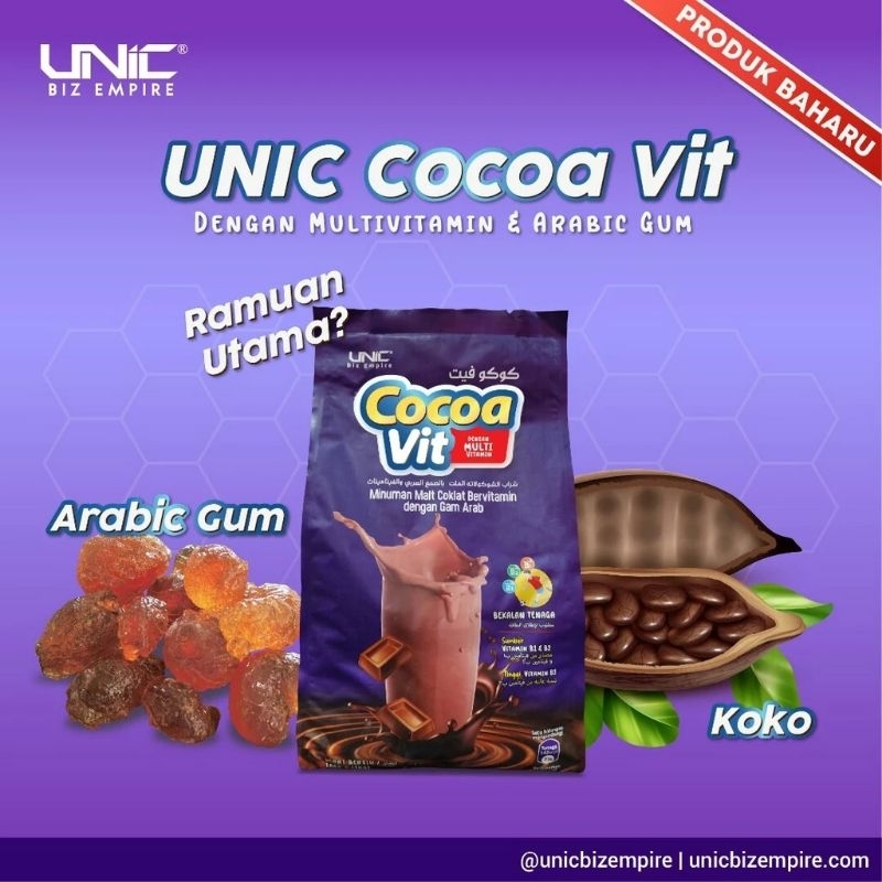 UNIC COCOA VIT + ARABIC GUM 1KG | Shopee Malaysia