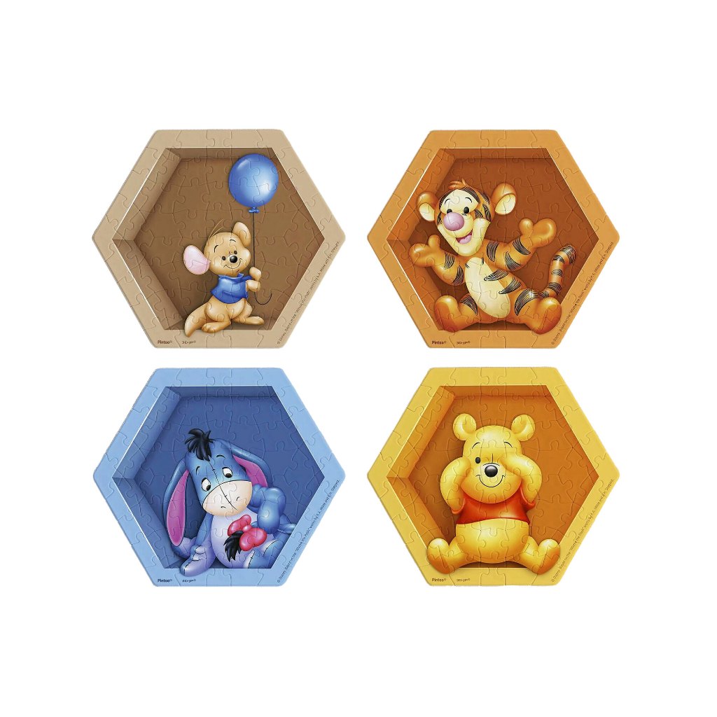 Disney Pintoo Character Collection Winnie The Pooh - 56 Pieces Wall ...