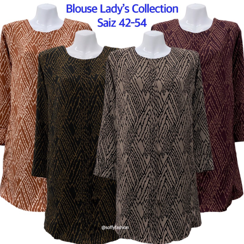 2 DESIGN BLOUSE LADY’S COLLECTION GLADYS SIGNATURE FURSAN SAIZ 42-58 ...