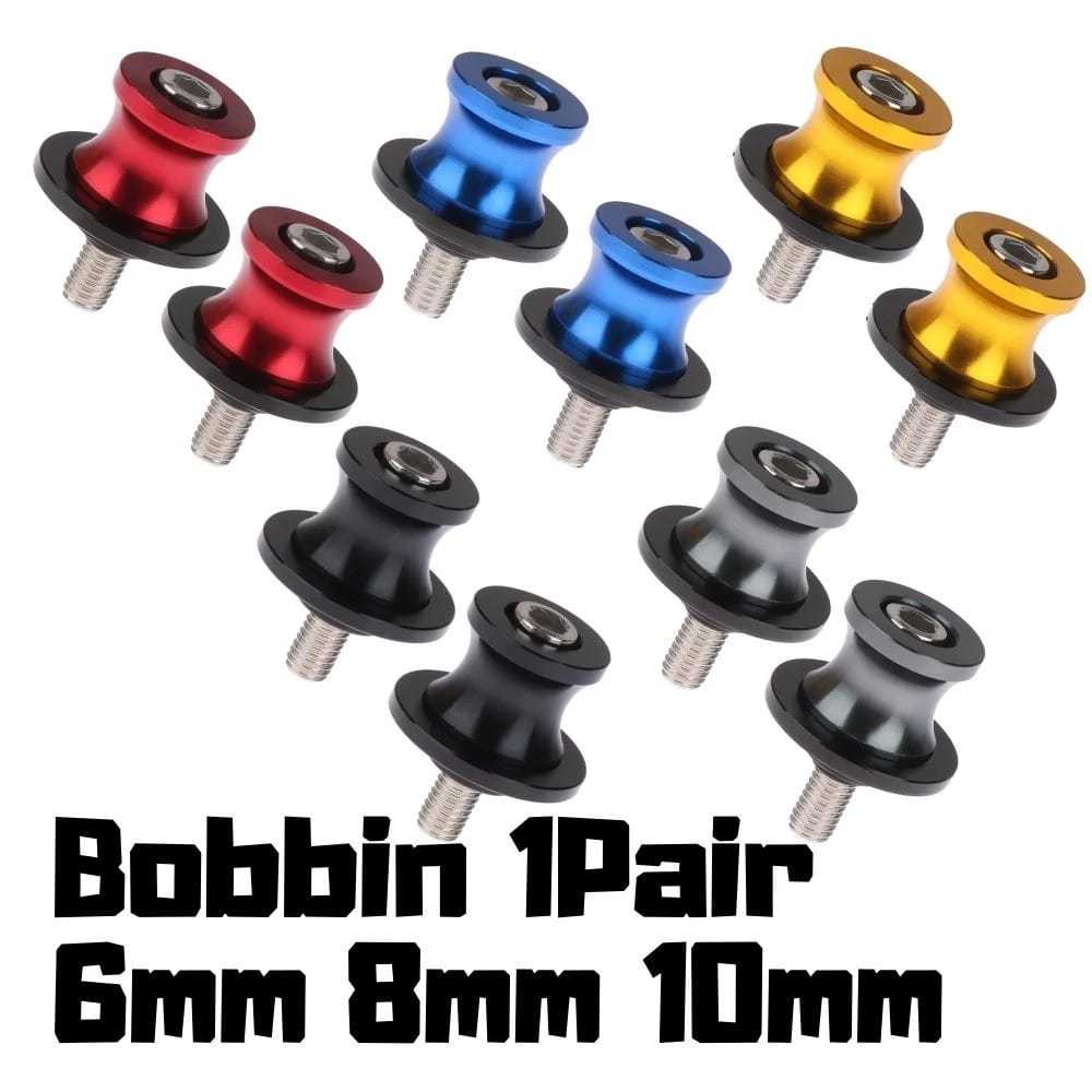 BOBBIN SWINGARM PADDOCK UNIVERSAL SCREW SIZE M6/M8/M10 R15 R25 R15M NINJA 250 Z250 KR150 RXZ ...