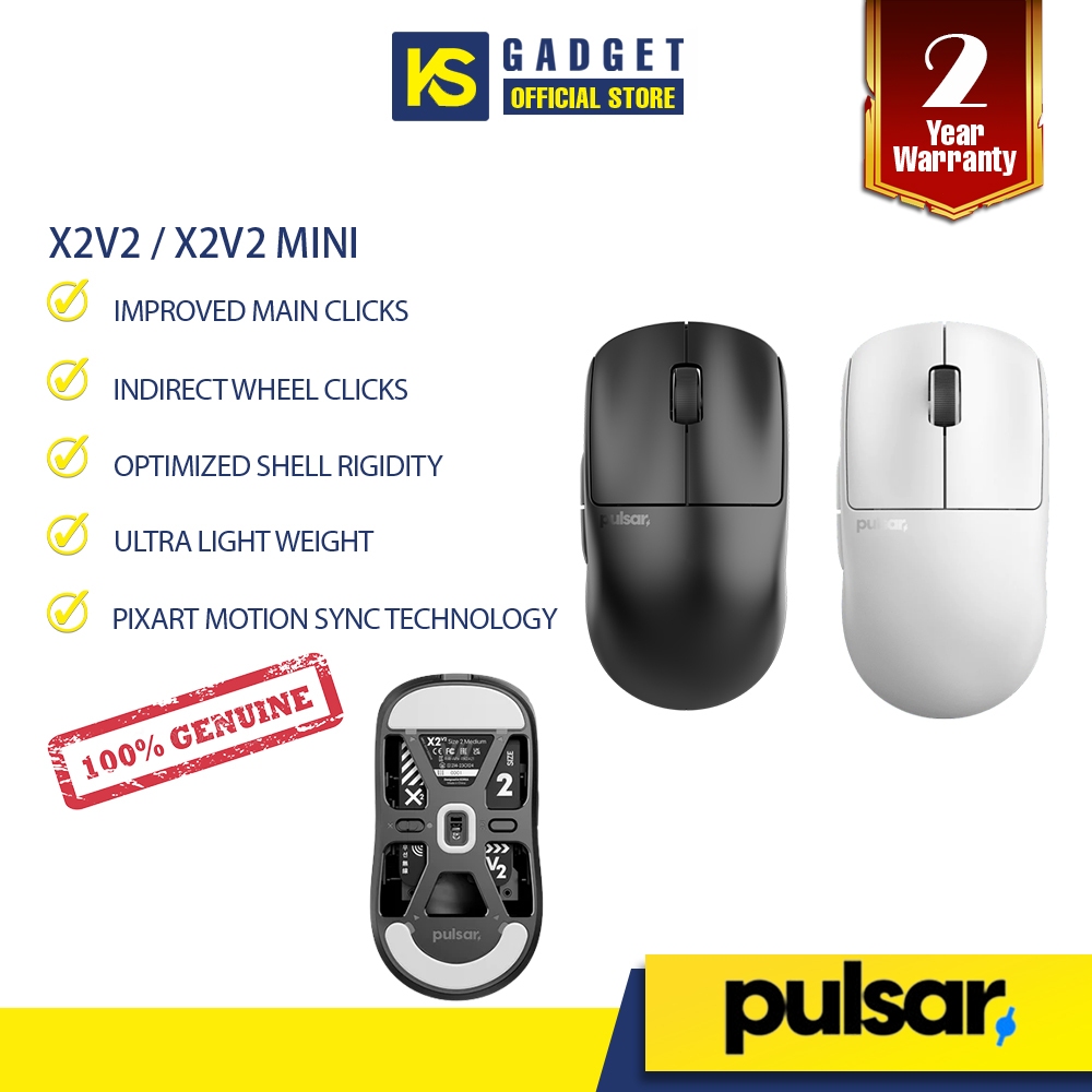 PULSAR X2V2 Mini / X2V2 / X2H Mini / X2H/X2A Wireless Gaming Mouse ...