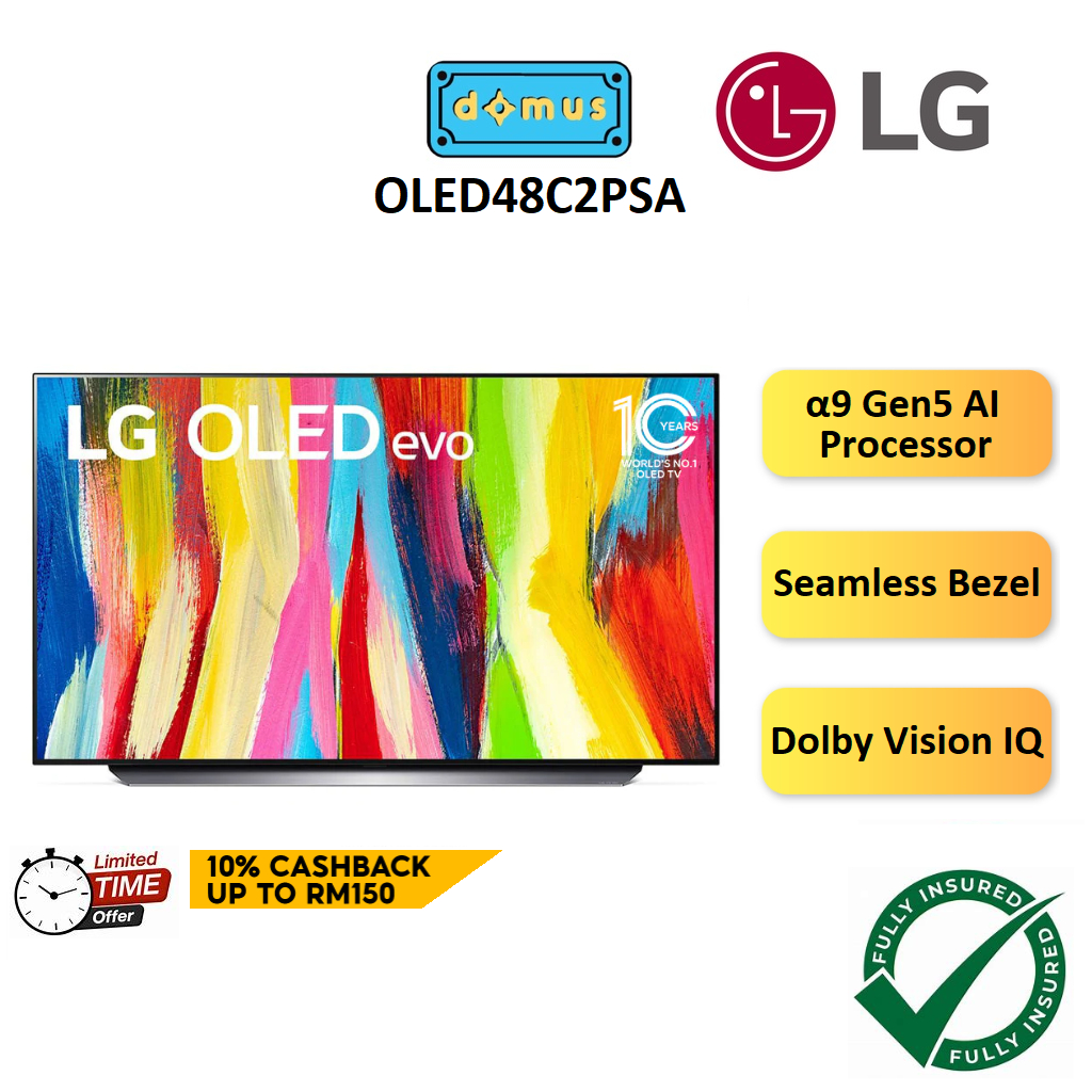 LG C2 48 Inch 4K Smart OLED EVO TV with AI ThinQ OLED48C2PSA | Shopee ...