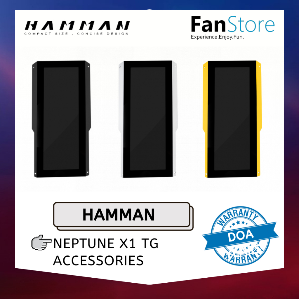 FANSTORE HAMMAN NEPTUNE X1 TG MITX PC Casing Tempered Glass - Black ...